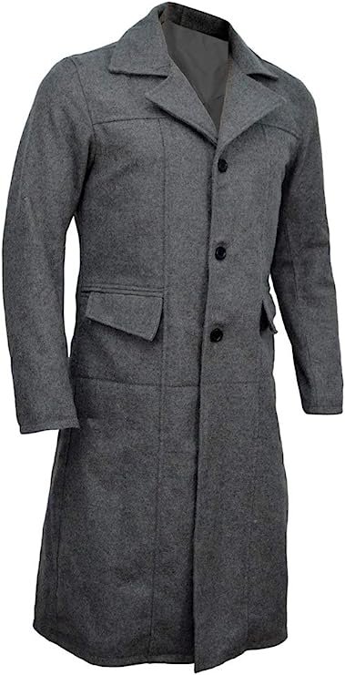 Bloodborne The Hunter Grey Wool Long Trench Coat