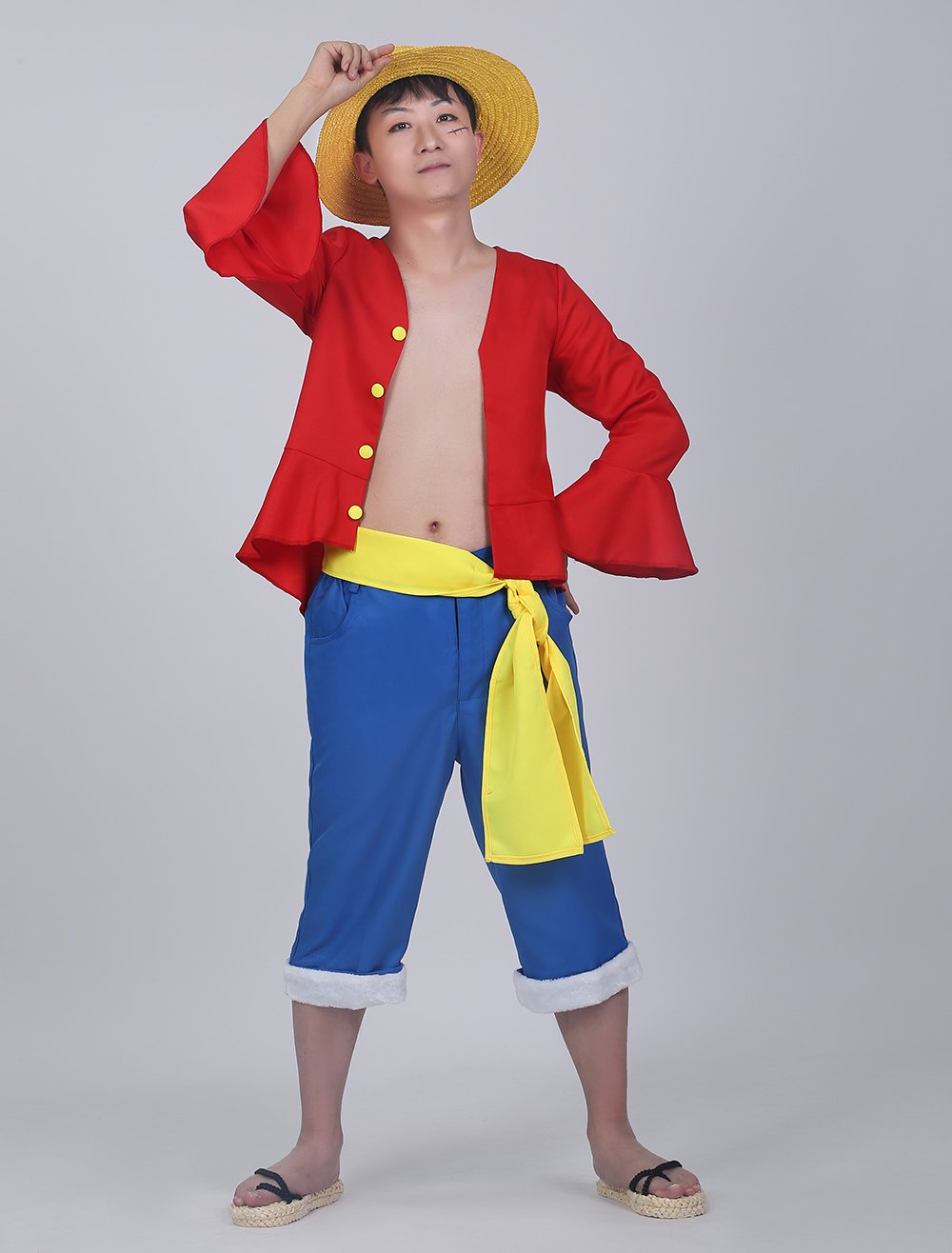 One Piece Luffy Cosplay Costume - The Film Jacket
