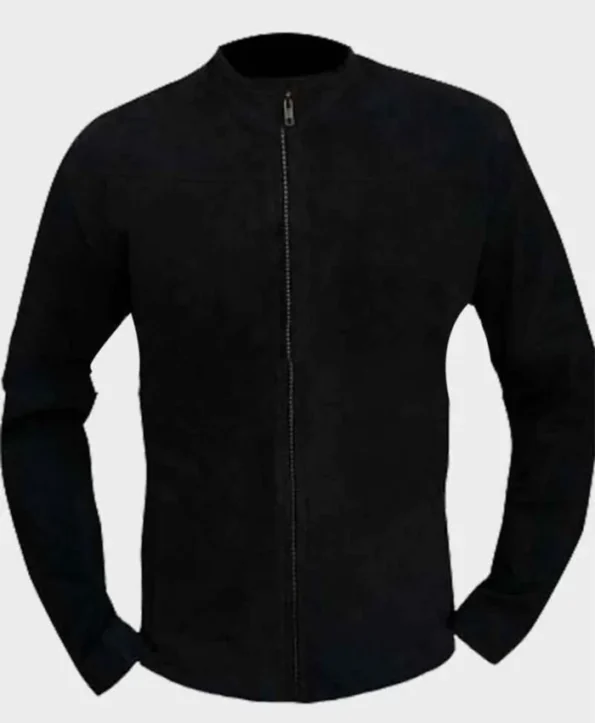 Ethan Hunt Mission Impossible Fallout Black Suede Jacket